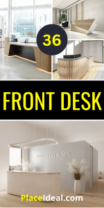 36 Front Desk Designs: Innovate Your Welcome Space - placeideal.com