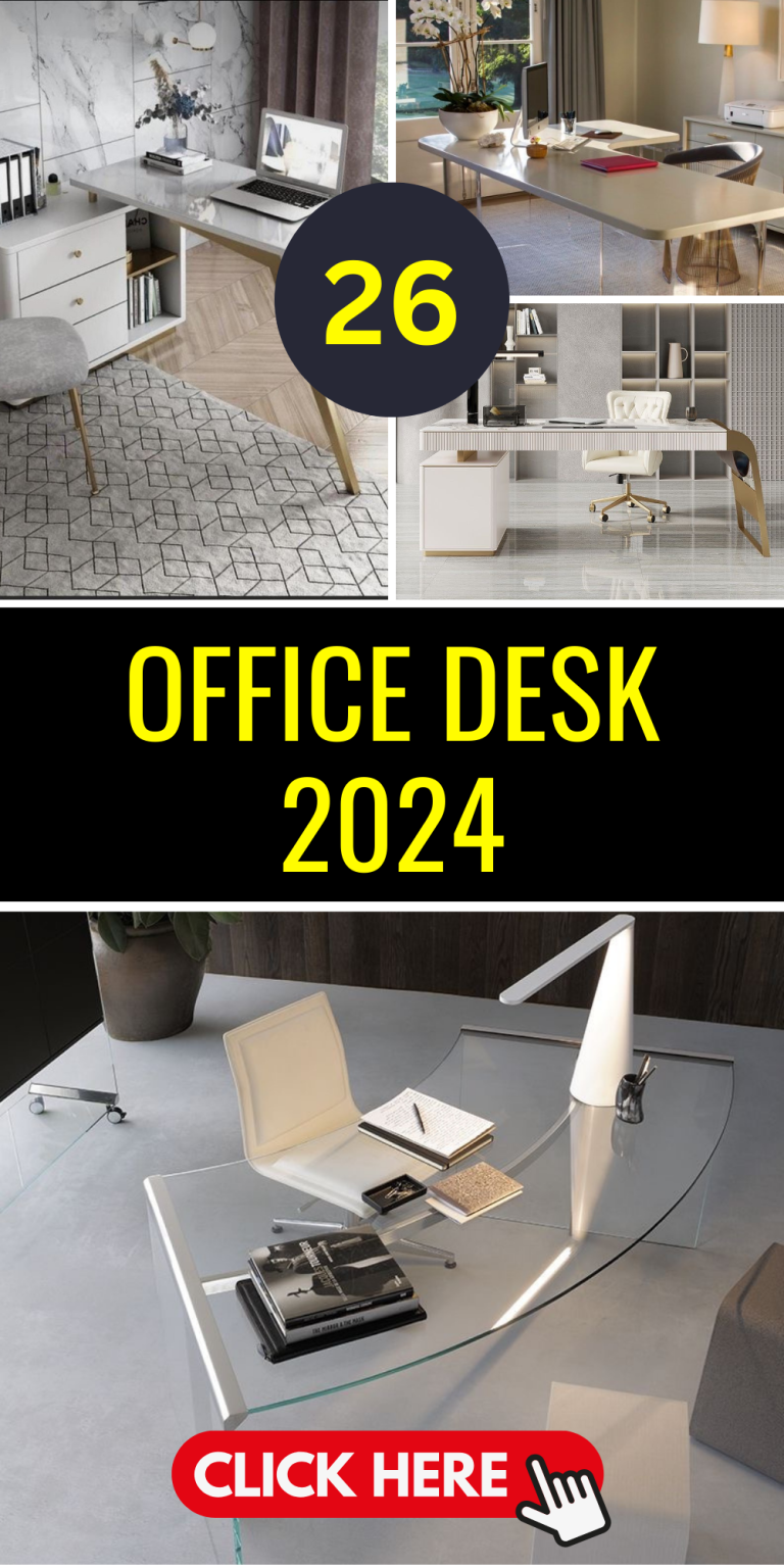 26 Office Desk 2025 Designs: Elevate Your Workspace Aesthetics ...
