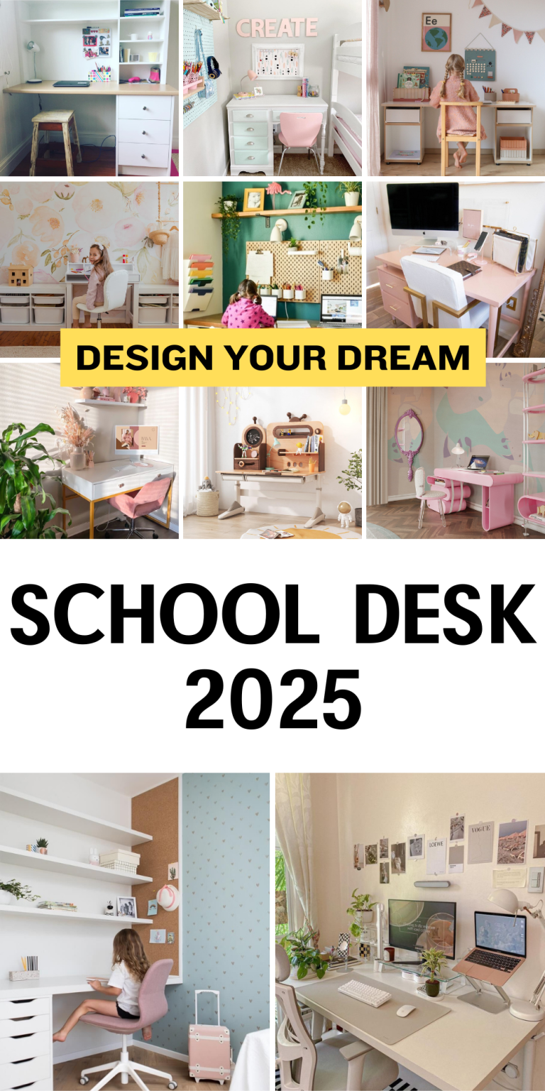 34 School Desk Designs: Inspire Learning with Style - placeideal.com