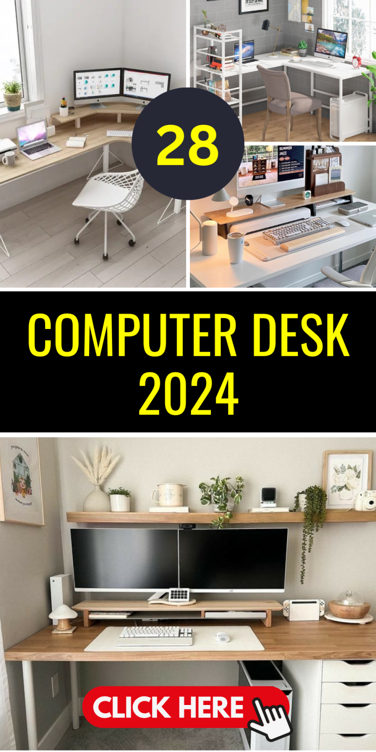 Top 28 Computer Desk Designs 2025: Transform Your Workspace Now ...