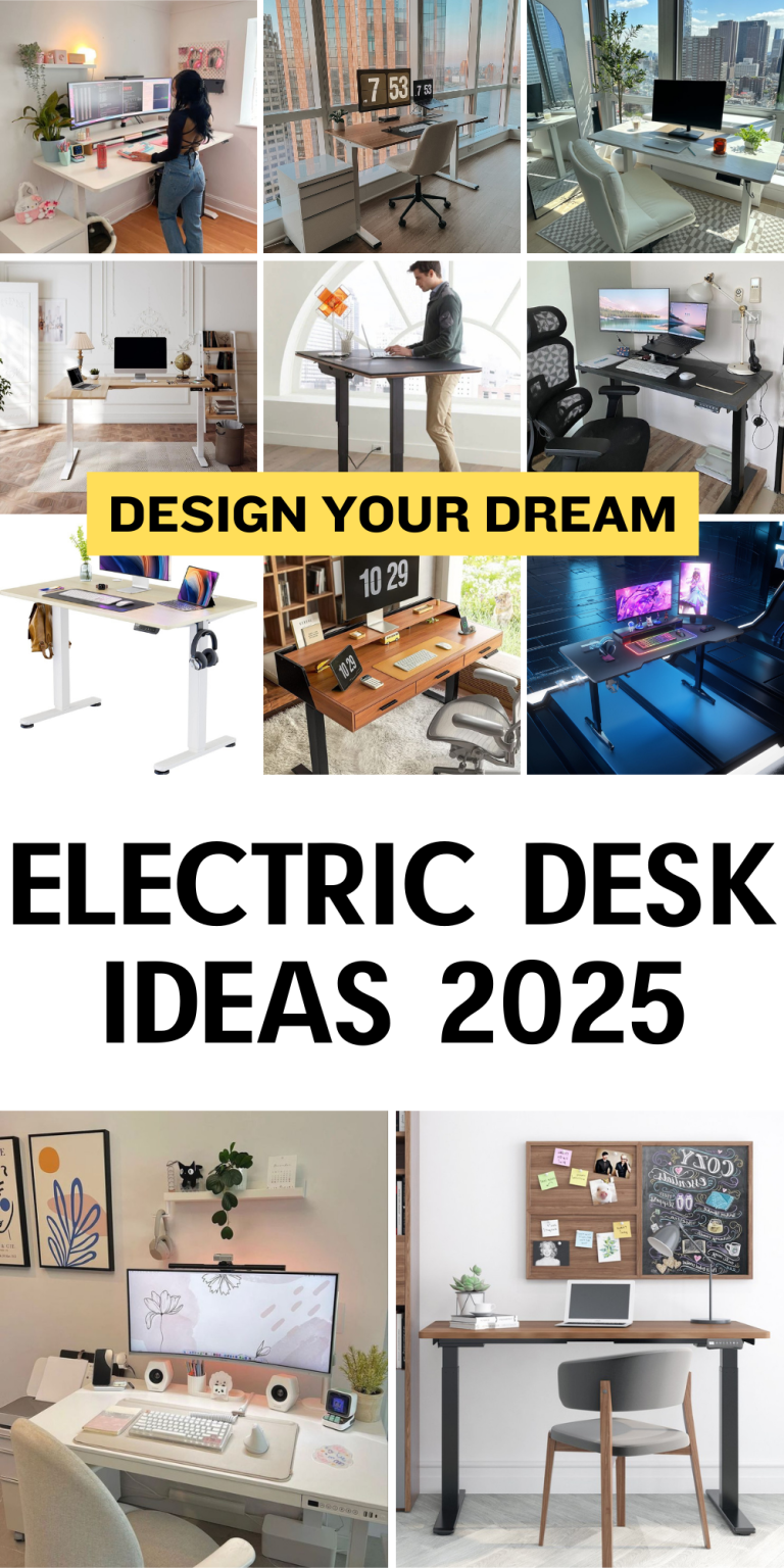 37 Electric Desk Designs 2025: Elevate Your Home Office Now ...