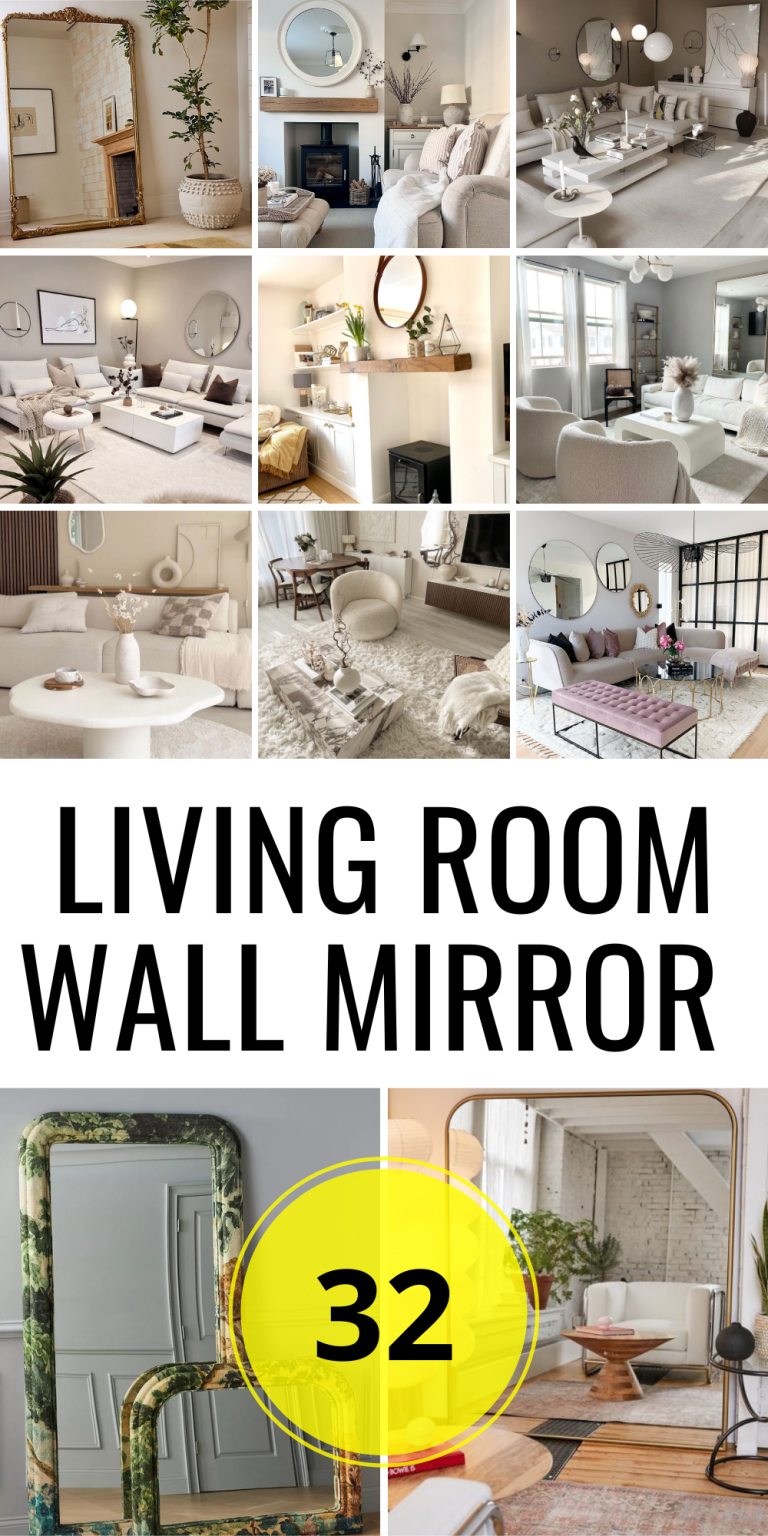 32 Top Living Room Wall Mirror Trends - Reflect Your Style - placeideal.com