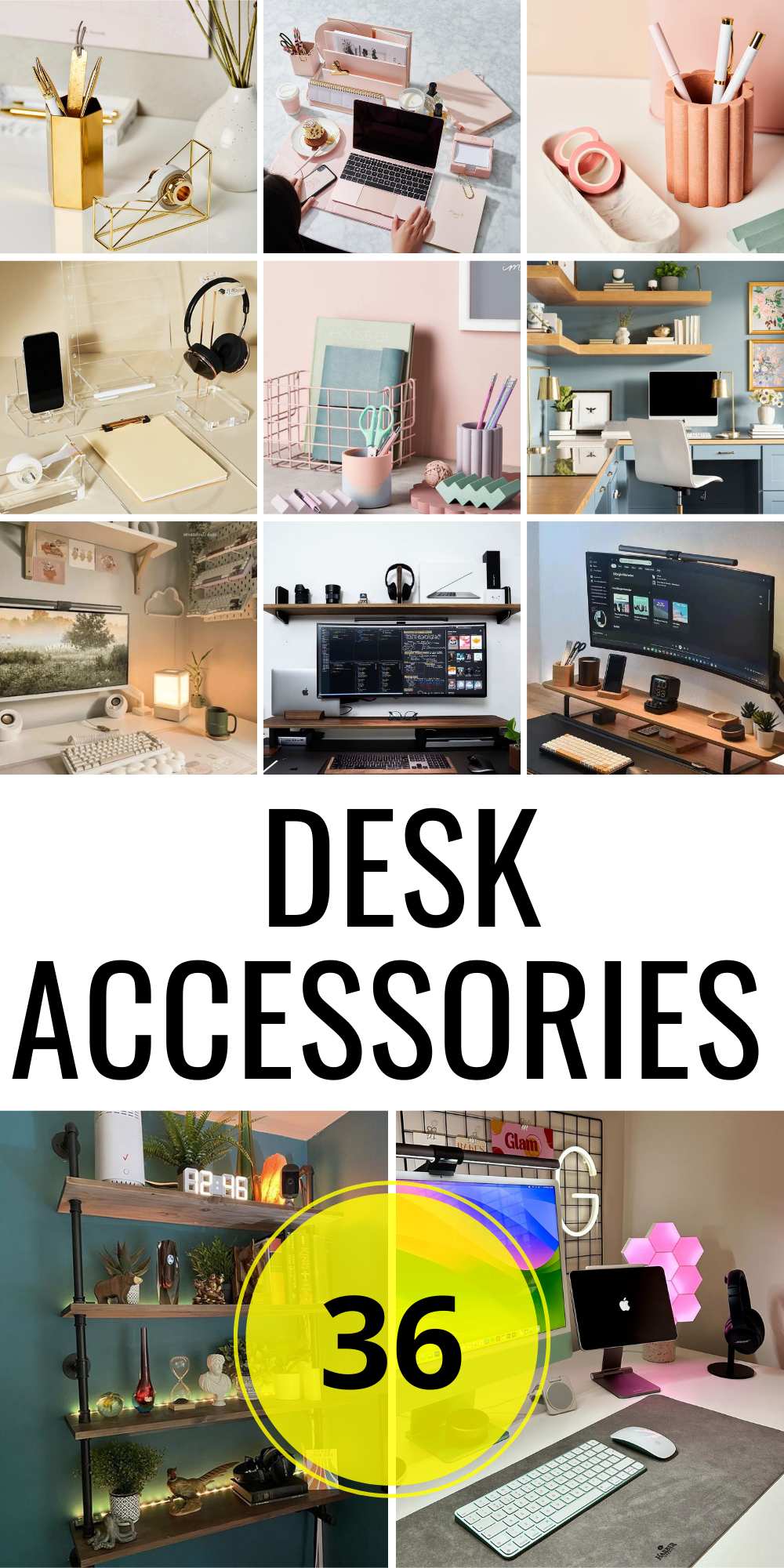 36 Must-Have Desk Accessories: Elevate Your Workspace Aesthetics ...