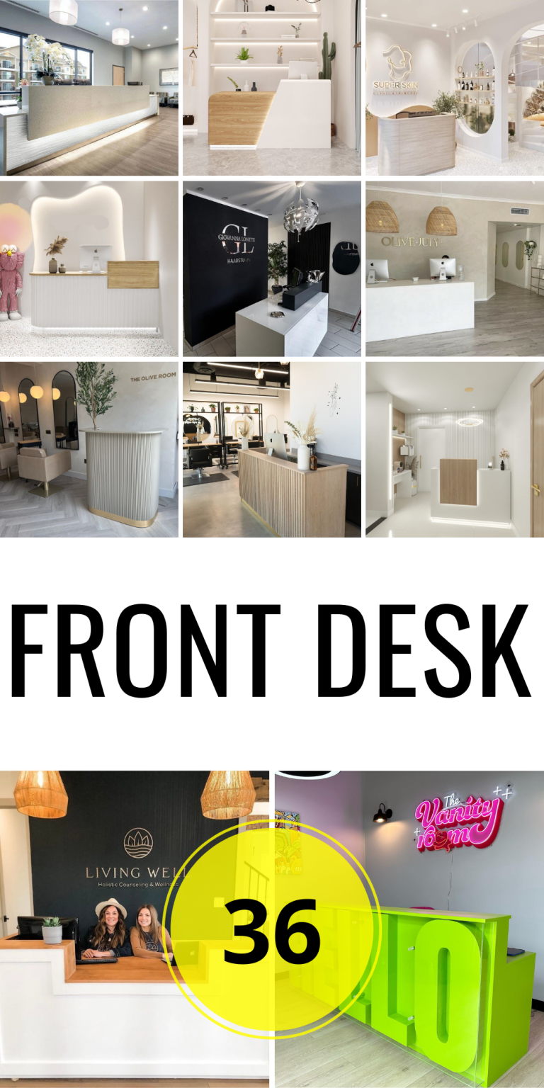 36 Front Desk Designs: Innovate Your Welcome Space - placeideal.com
