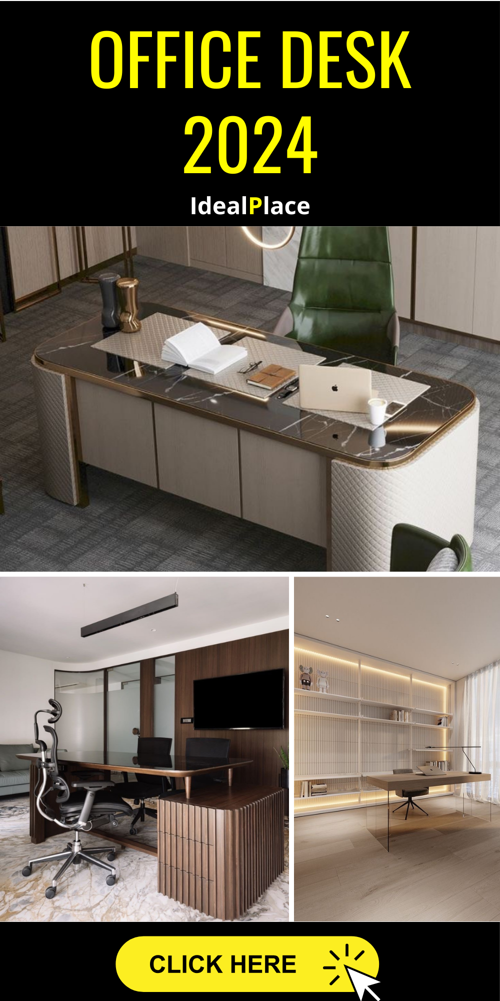 26 Office Desk 2025 Designs: Elevate Your Workspace Aesthetics ...