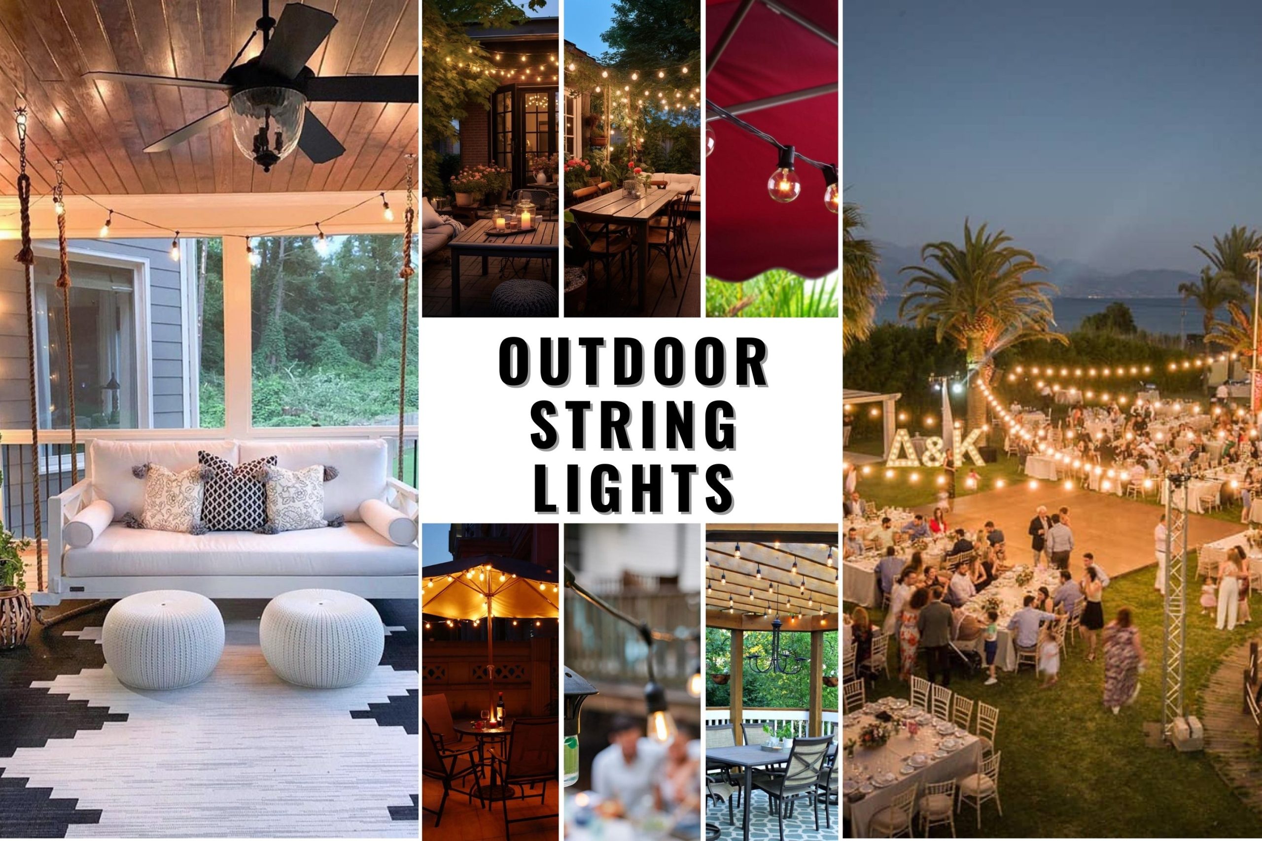Enchanting 36 Outdoor String Lights Ideas for Magical Evenings ...