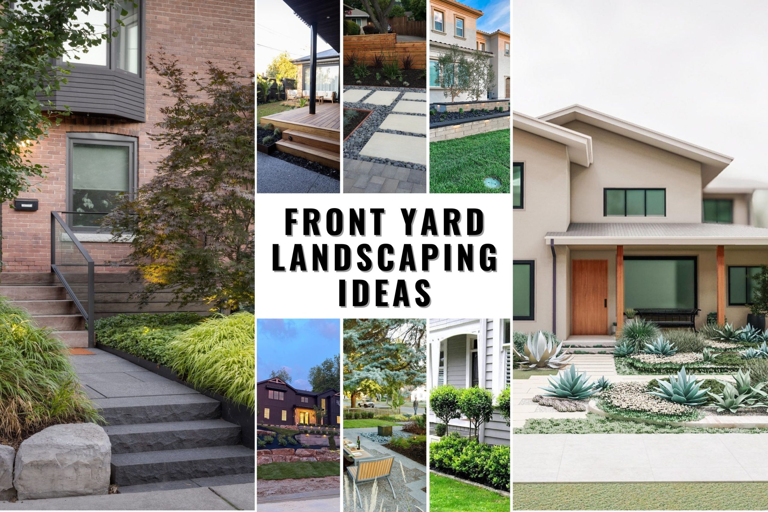32 Front Yard Landscaping Ideas for Stunning Curb Appeal - placeideal.com