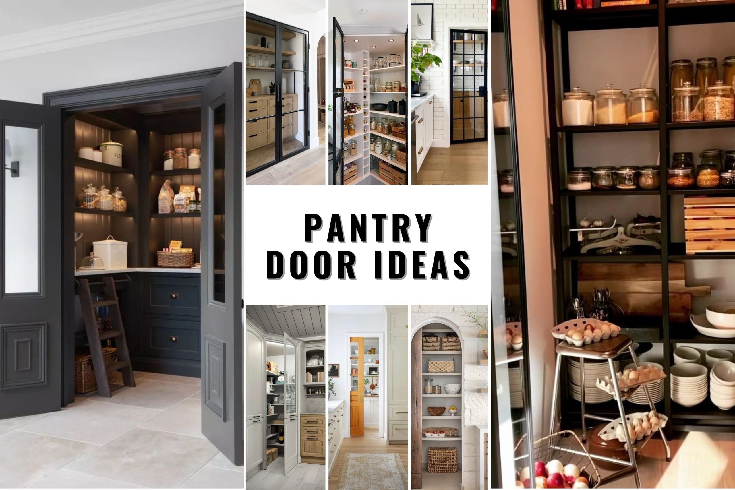 31 Pantry Door Ideas to Transform Your Kitchen with Style - placeideal.com