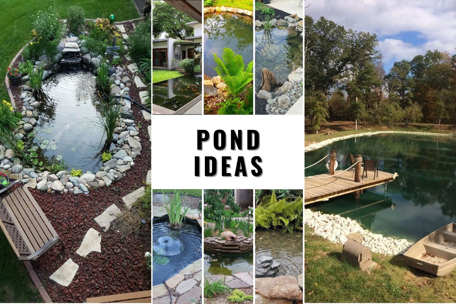 26 Pond Ideas to Transform Your Garden into a Lush Oasis - placeideal.com