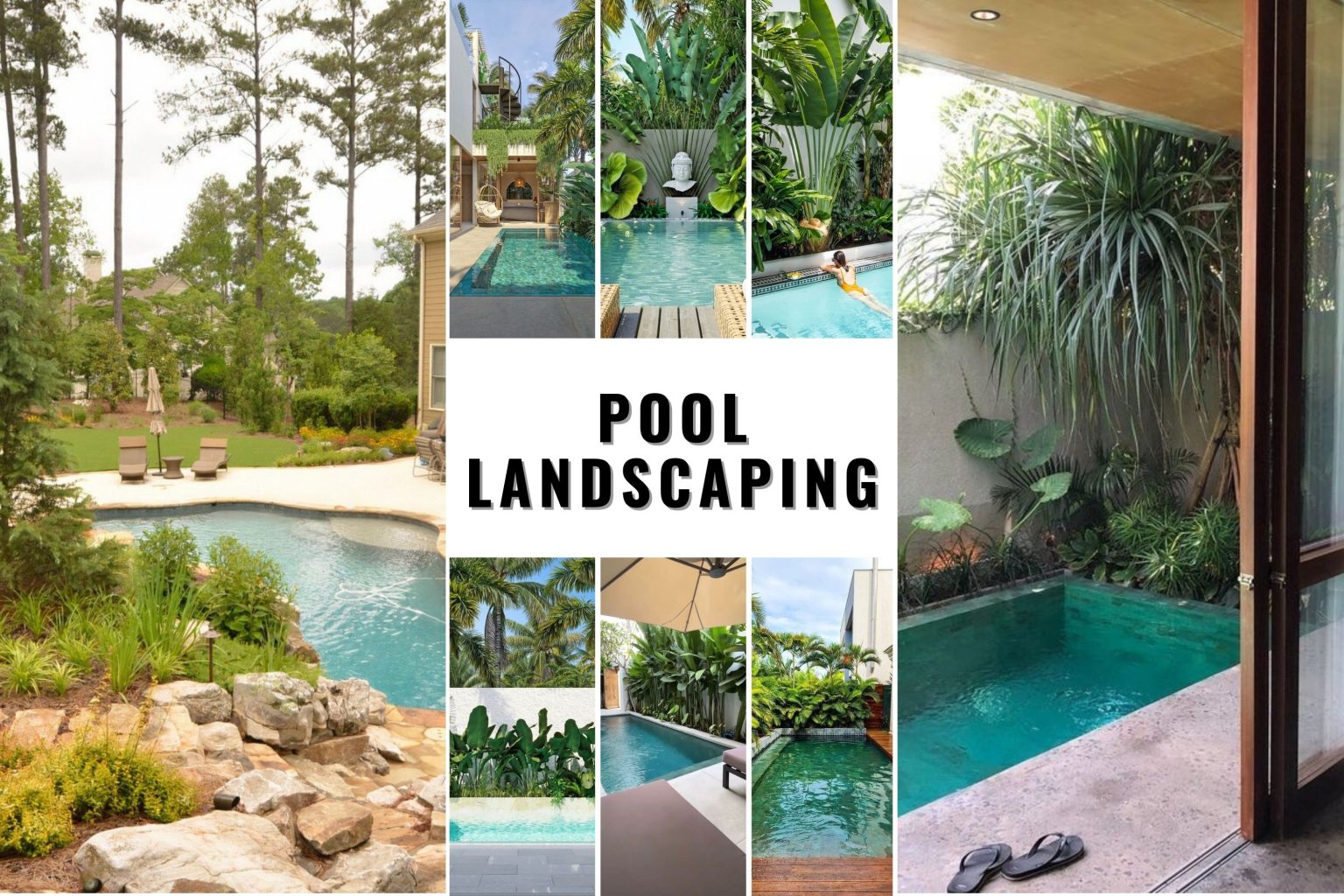 28 Pool Landscaping Ideas for a Serene Backyard Oasis | Enhance Your ...