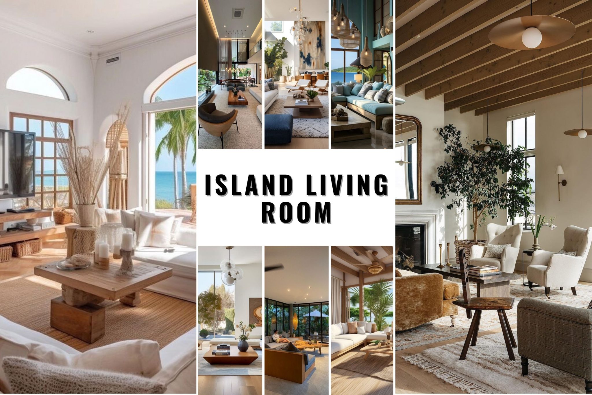 27 Island Living Room Inspirations for Tranquil Home Decor - placeideal.com