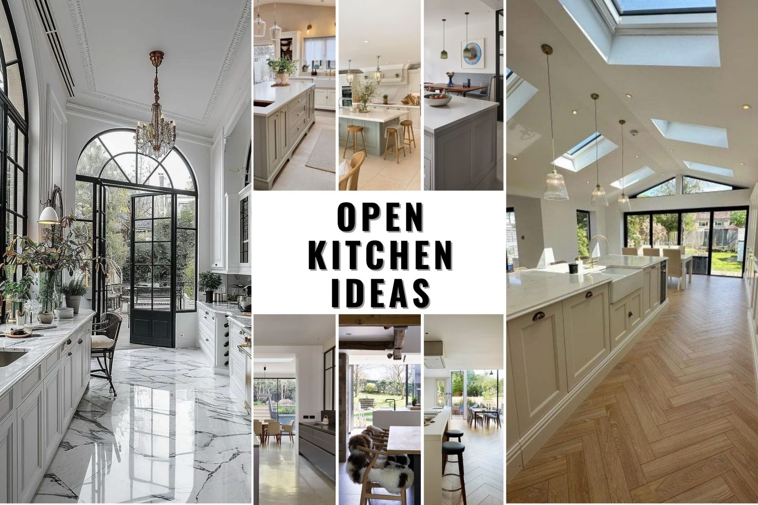 25 Open Kitchen Ideas: Transform Your Home with Modern Elegance ...