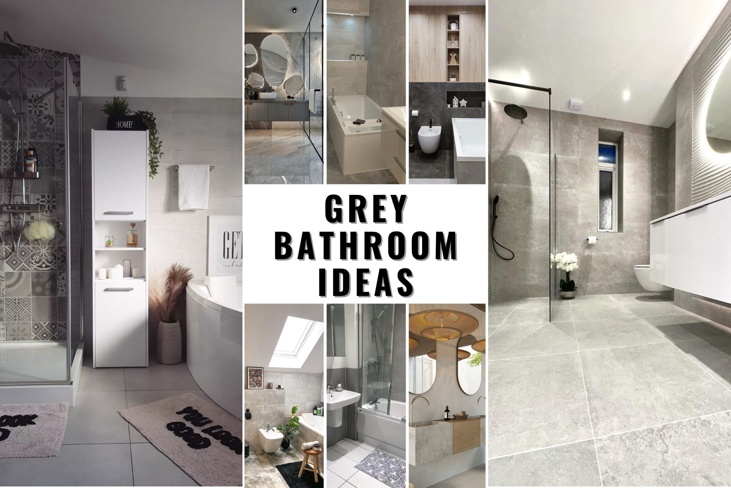 35 Grey Bathroom Ideas: Elevate Your Home with Chic Designs ...
