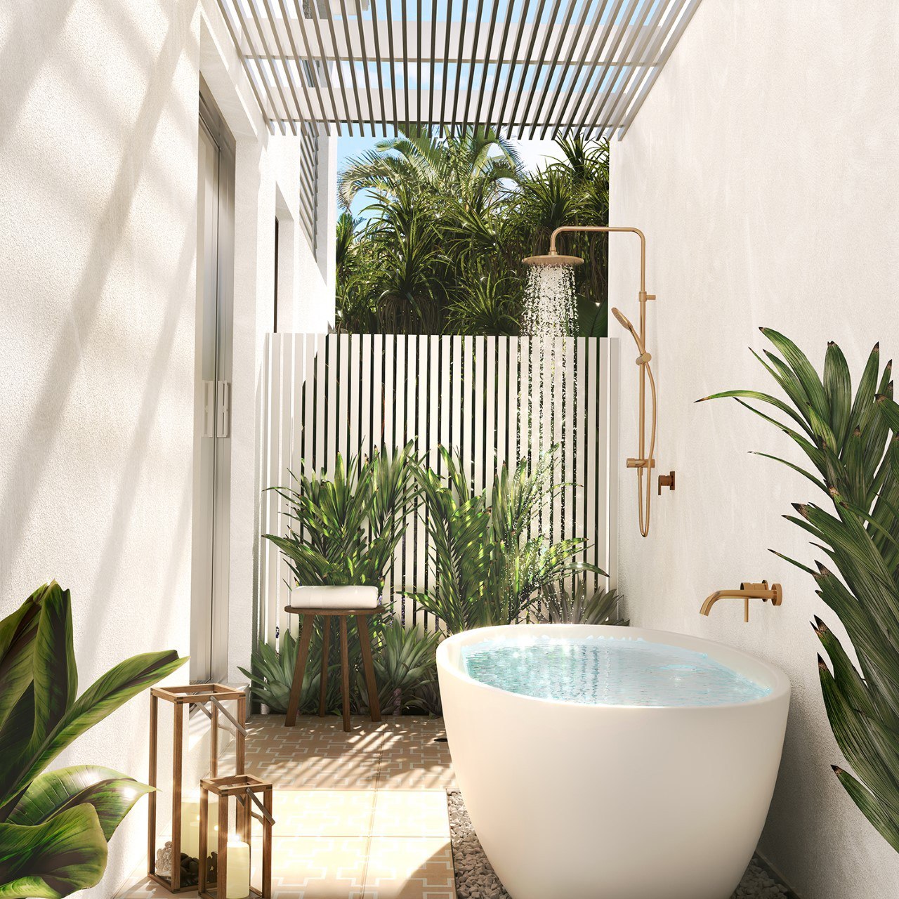 Discover 35 Outdoor Bathroom Ideas for a Blissful Retreat - placeideal.com