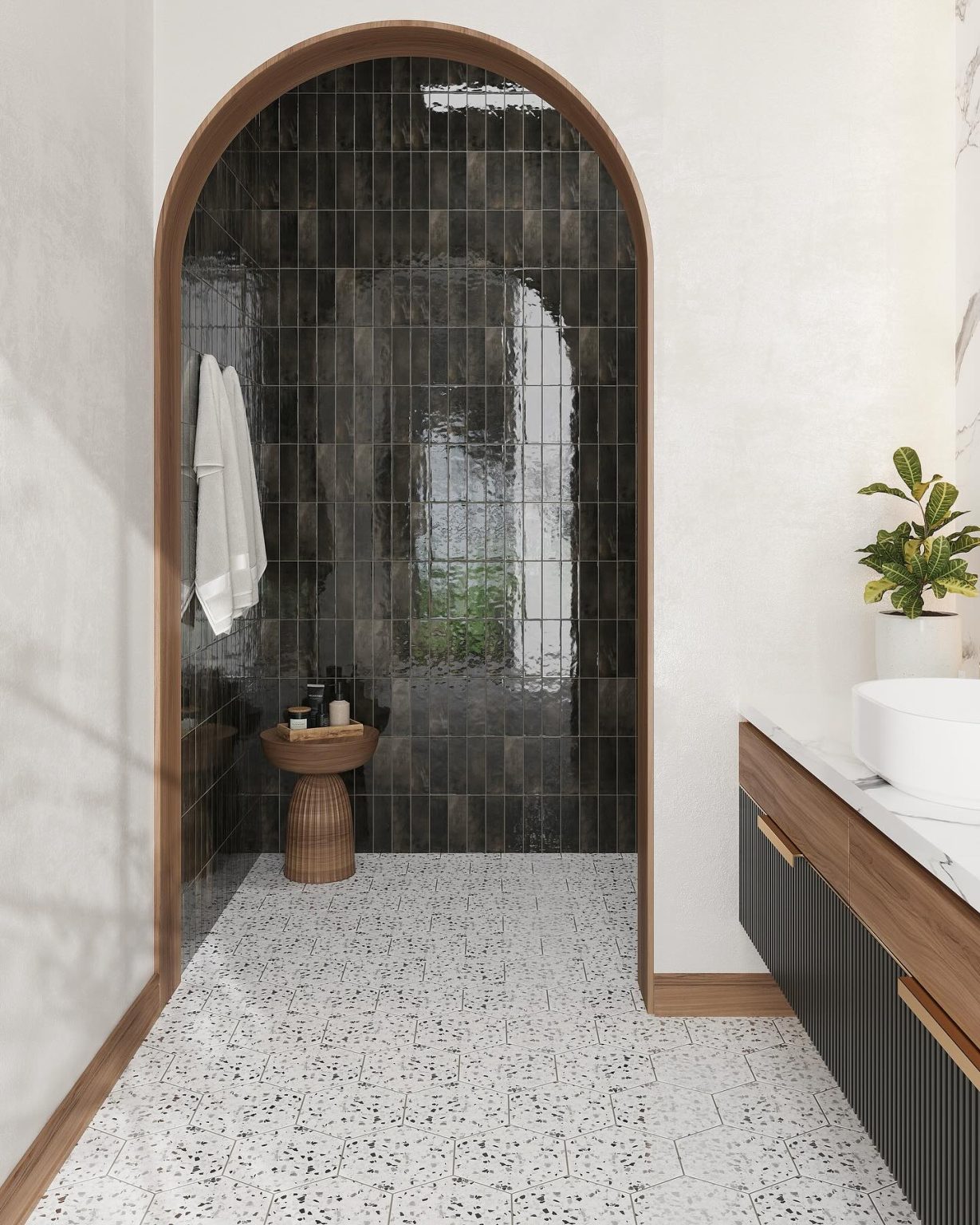 Unique Shower Tile Designs: 43 Inspirational Ideas for Your Bathroom - placeideal.com