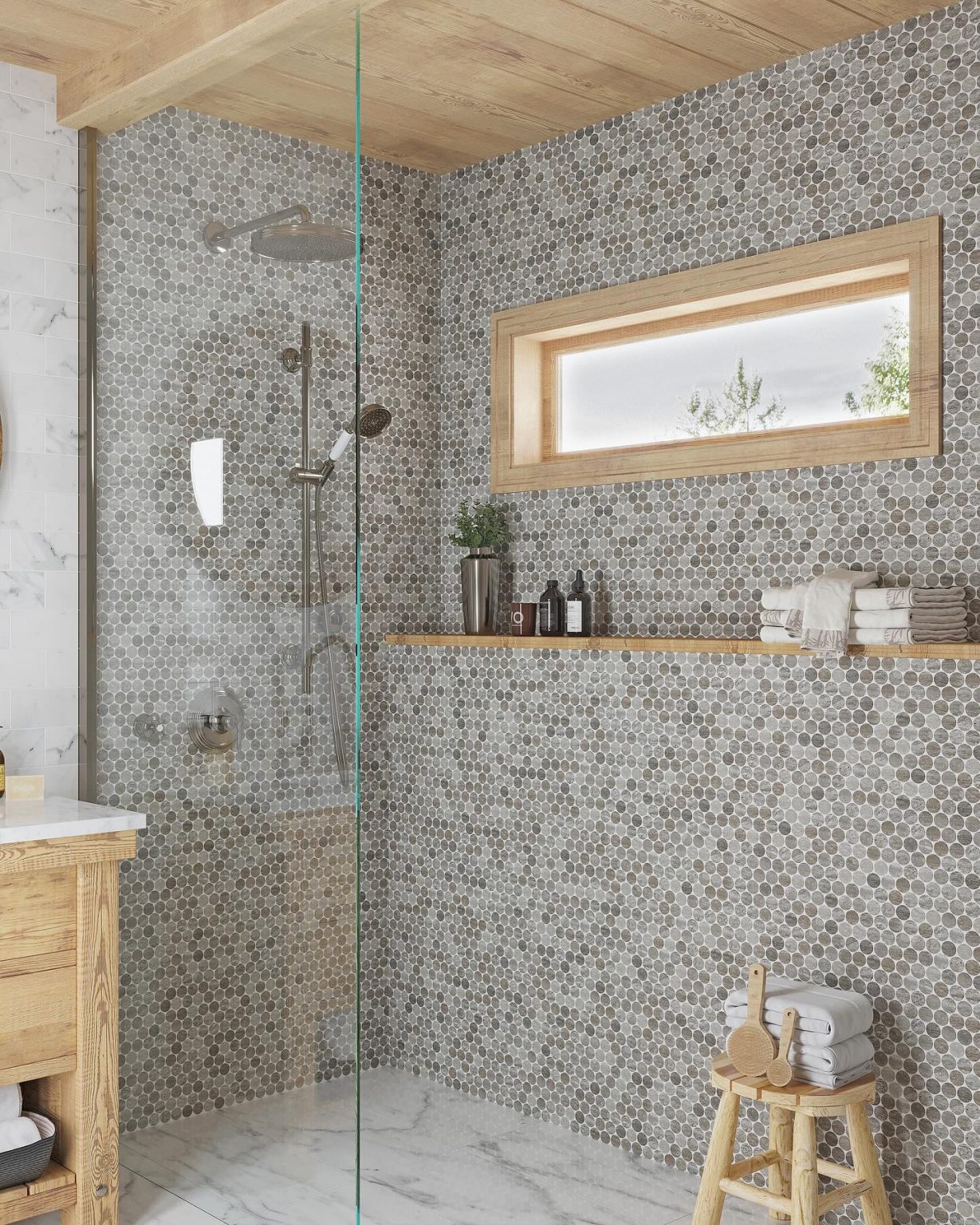 Unique Shower Tile Designs: 43 Inspirational Ideas for Your Bathroom ...