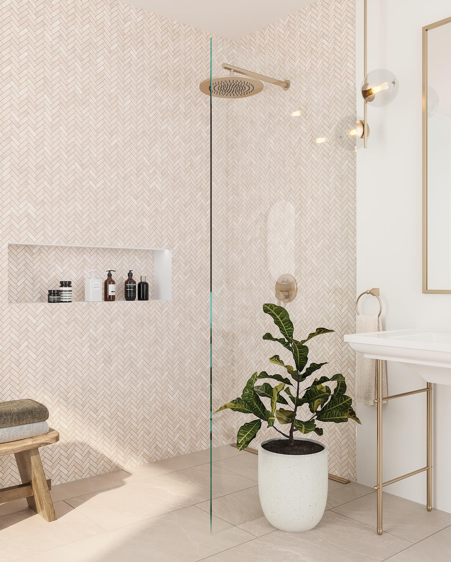 Unique Shower Tile Designs: 43 Inspirational Ideas for Your Bathroom - placeideal.com