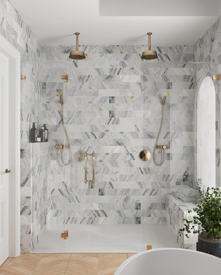 Unique Shower Tile Designs: 43 Inspirational Ideas for Your Bathroom ...