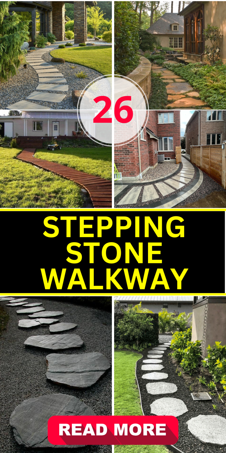Elevate Your Yard: 26 Stepping Stone Walkway Designs for Every Style ...