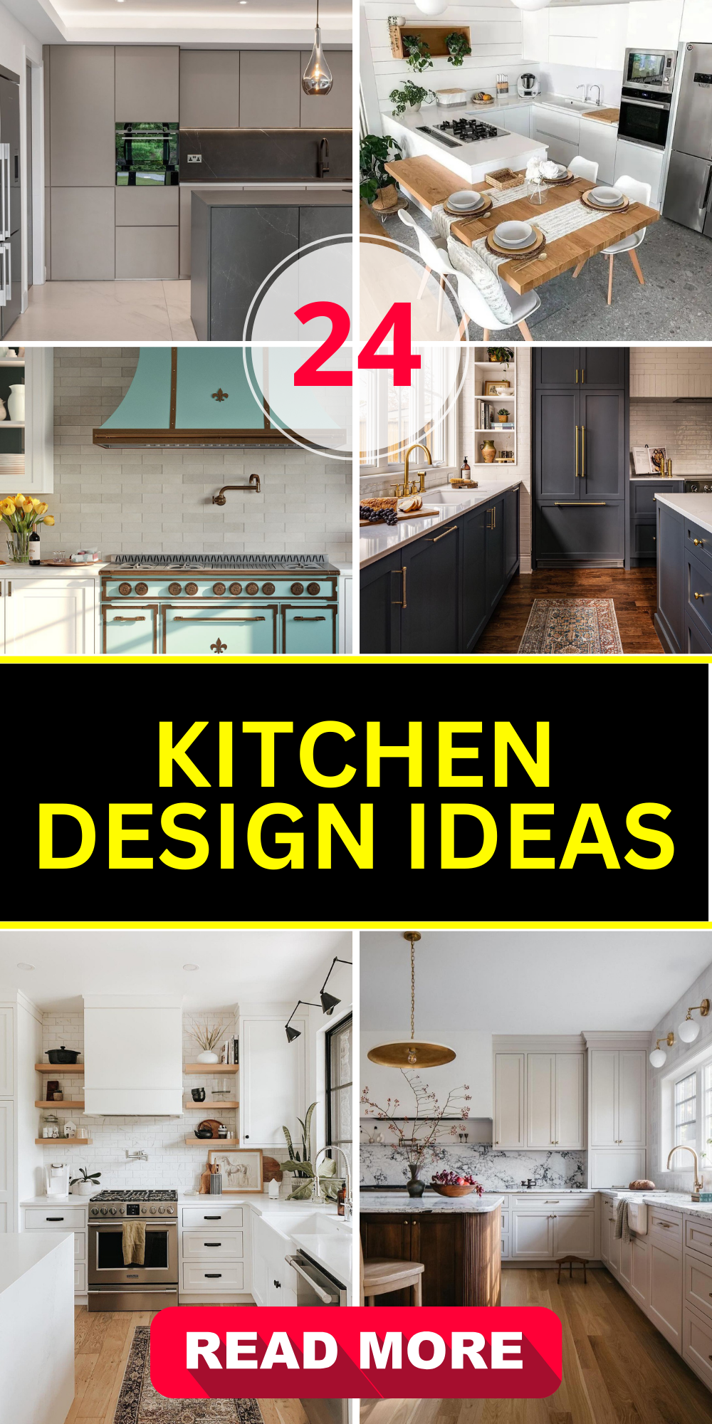 24 Kitchen Design Ideas: From Modern Minimalism to Rustic Charm ...