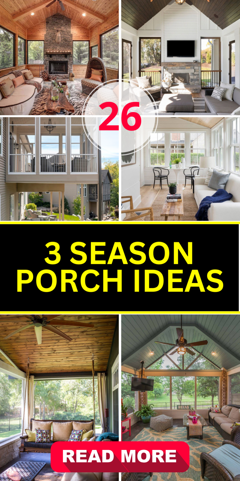 26 Creative 3 Season Porch Ideas to Inspire Your Next Cozy Retreat ...