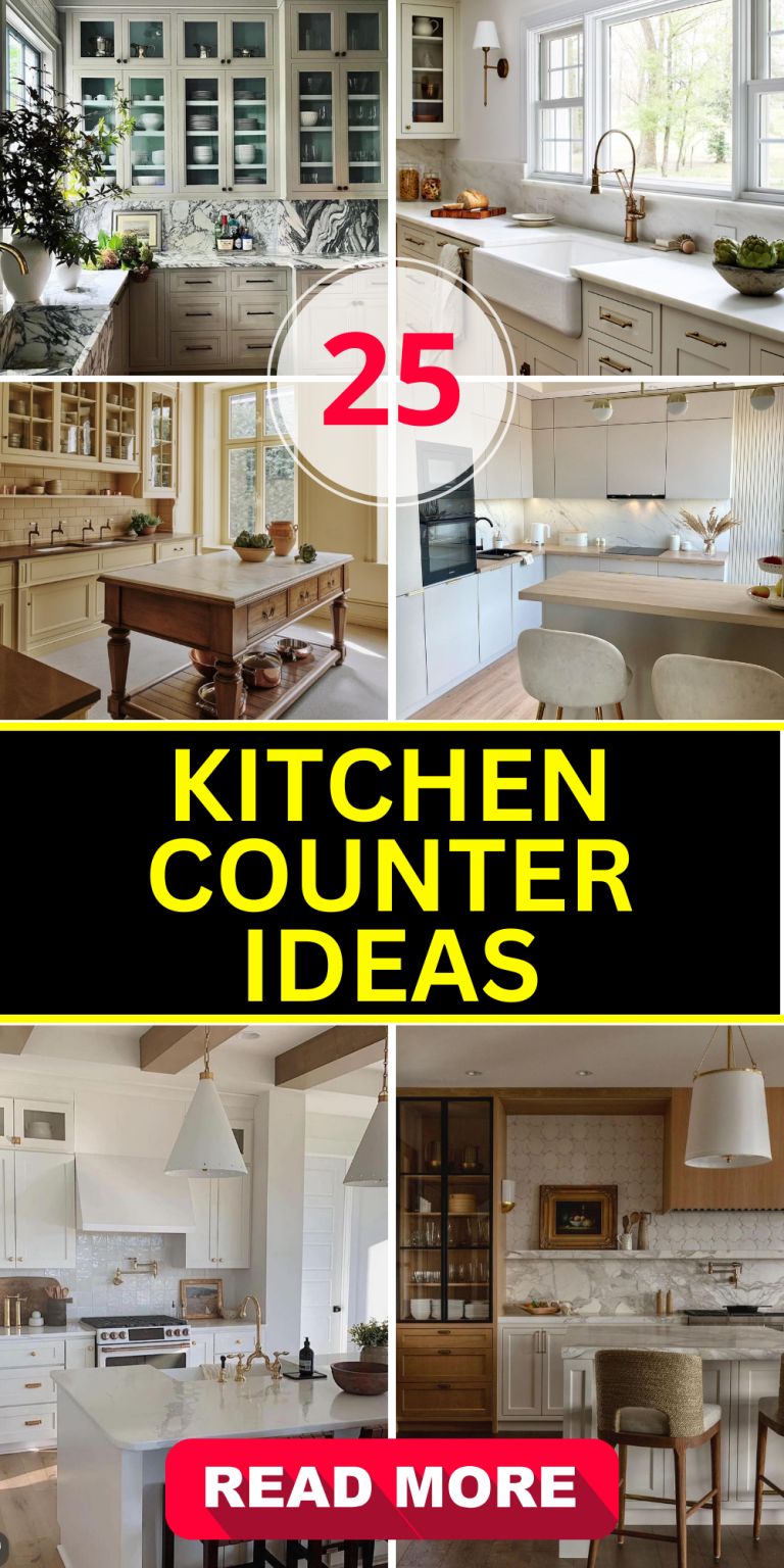 25 Kitchen Counter Ideas to Elevate Your Home's Style & Functionality ...