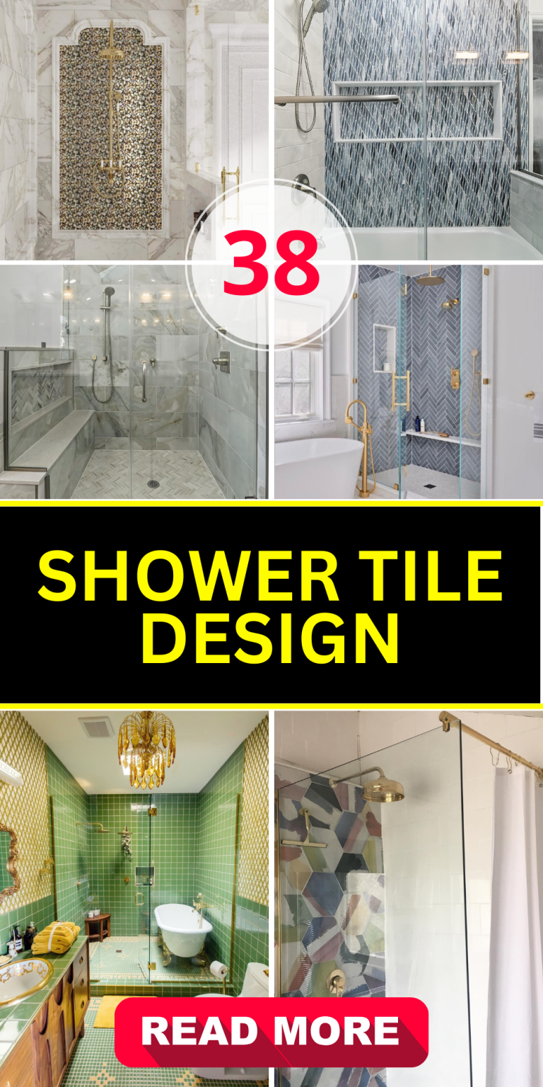 Unique Shower Tile Designs: 38 Inspirational Ideas for Your Bathroom ...