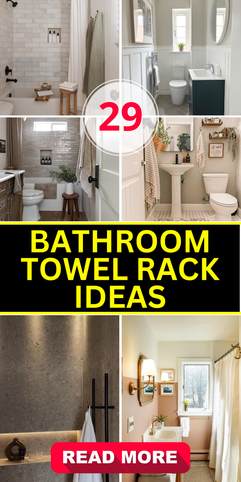 29 Unique Towel Rack Ideas to Elevate Your Bathroom Decor - placeideal.com