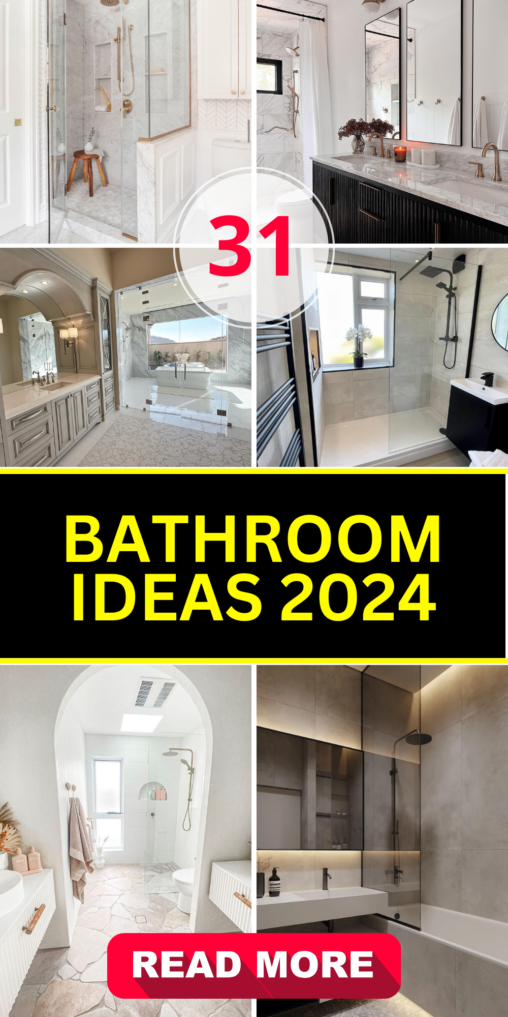 31 Inspiring Bathroom Ideas 2024: Modern Designs to Transform Your ...