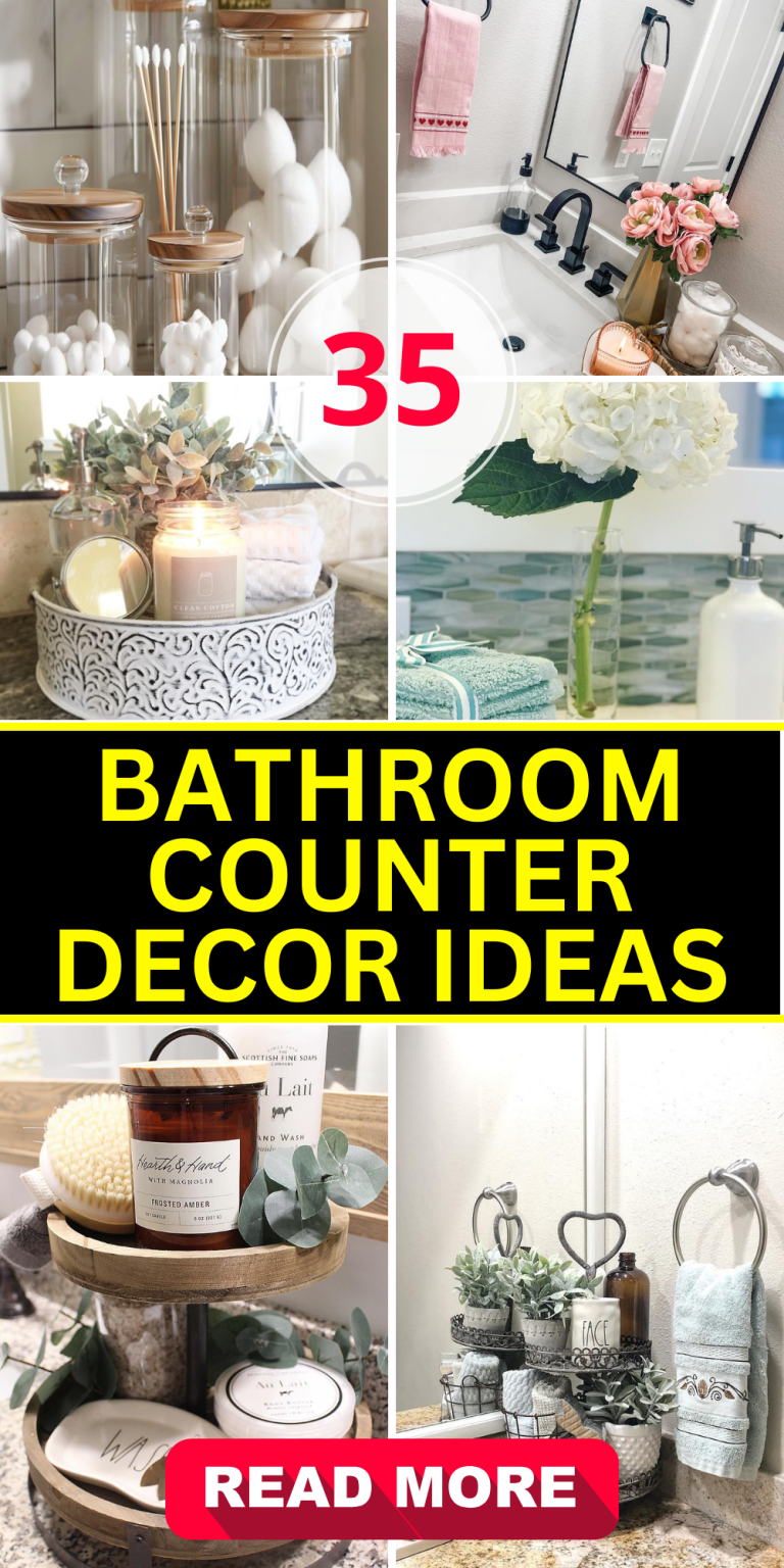 35 Inspiring Bathroom Counter Decor Ideas for a Stylish Retreat ...