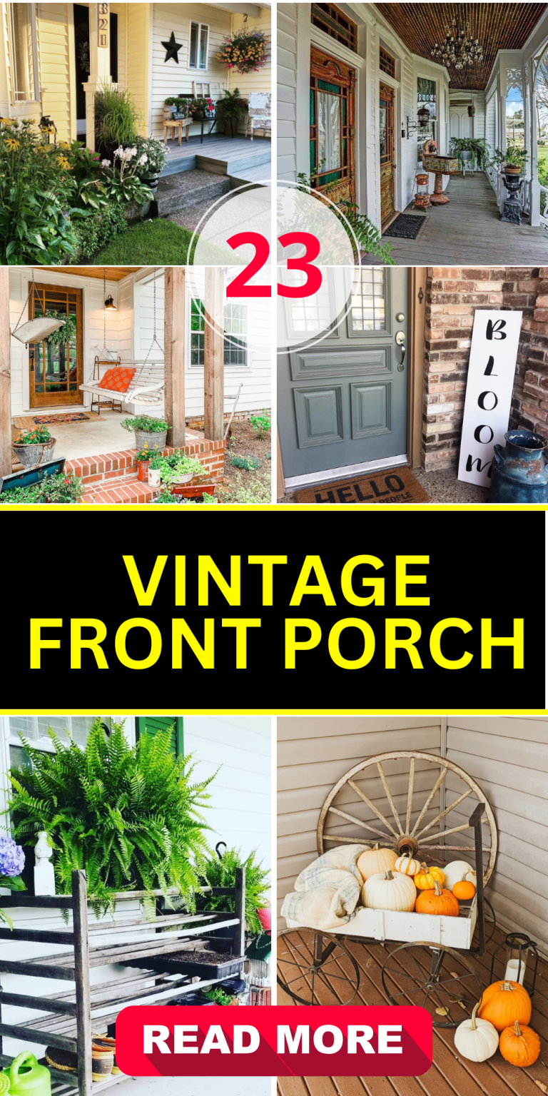 23 Vintage Front Porch Designs That Invite You Home - placeideal.com
