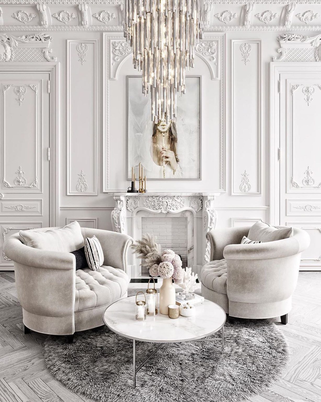 38 White Living Room Inspirations for Timeless Home Decor - placeideal.com