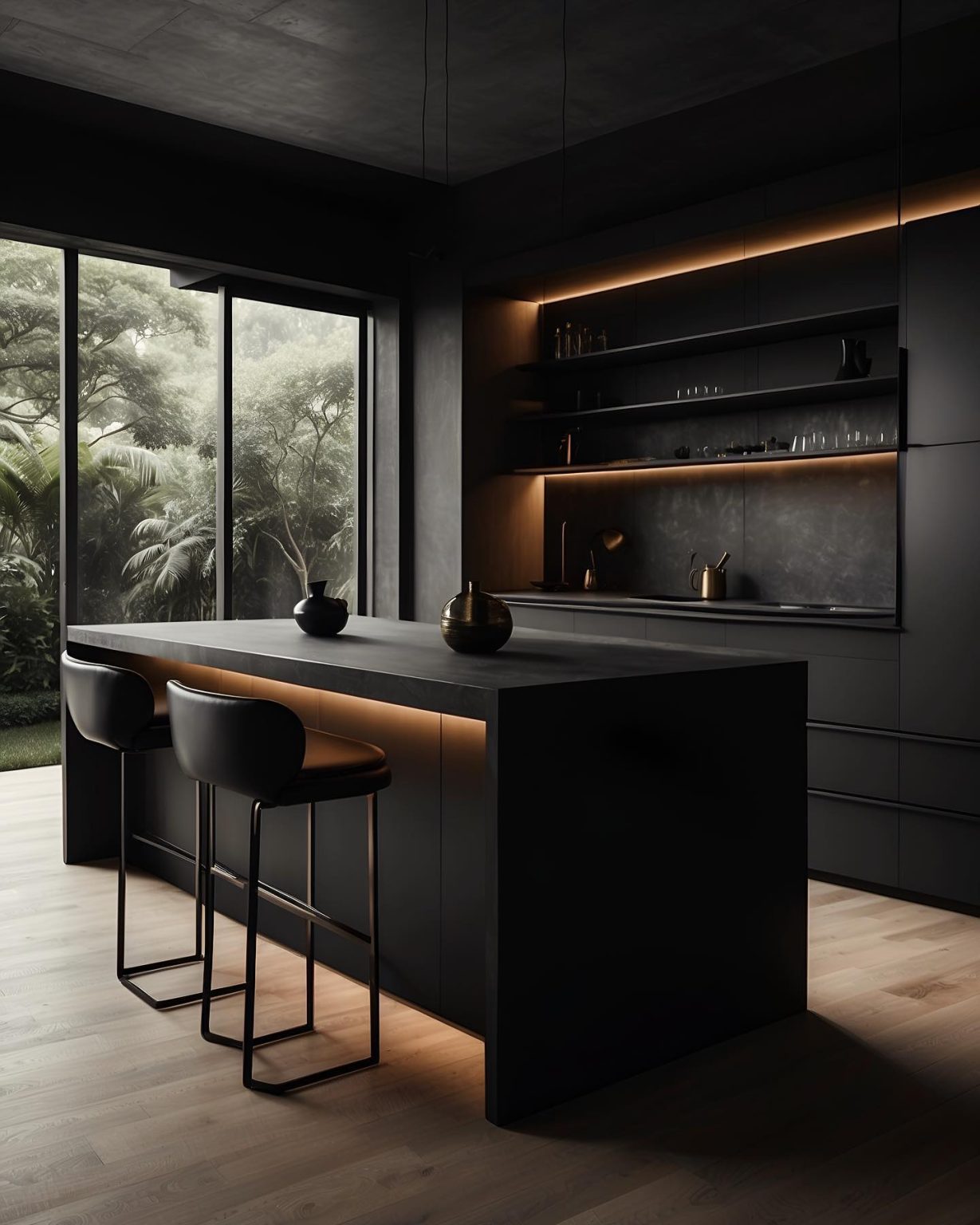 31 Black Kitchen Ideas for Chic & Versatile Cooking Spaces - placeideal.com