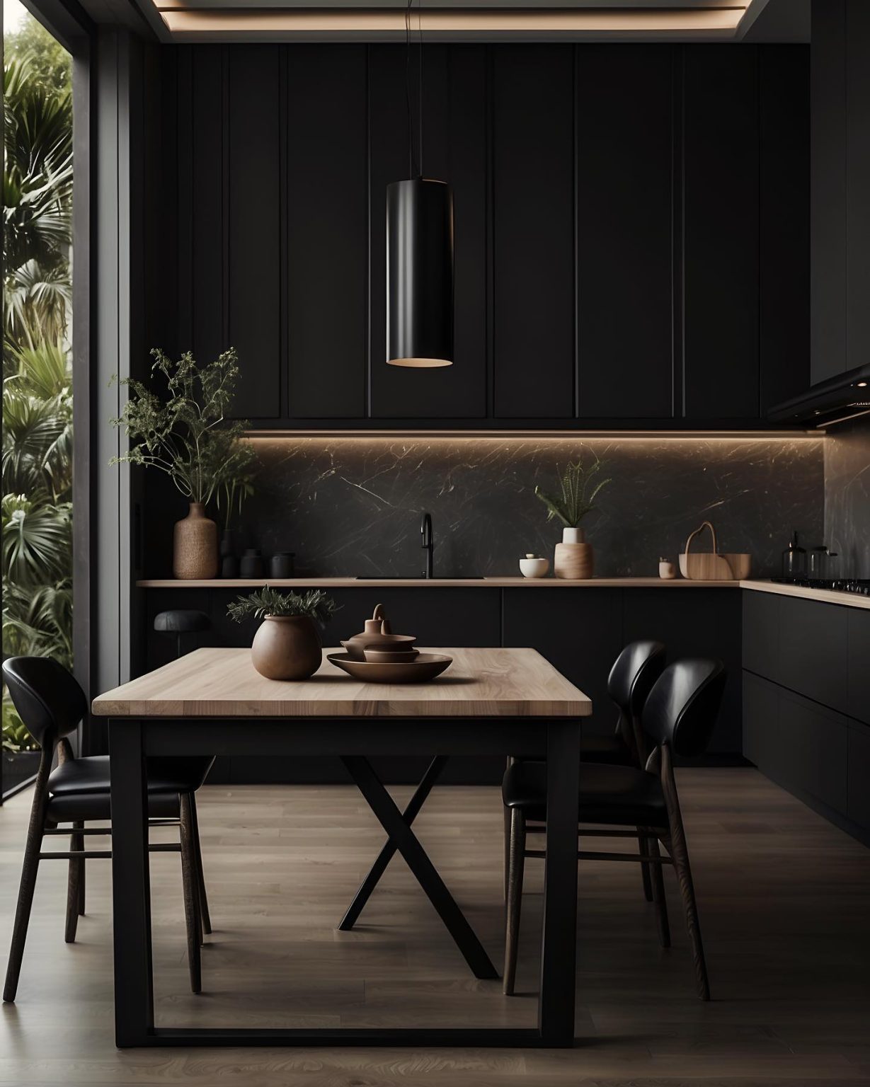 31 Black Kitchen Ideas for Chic & Versatile Cooking Spaces - placeideal.com