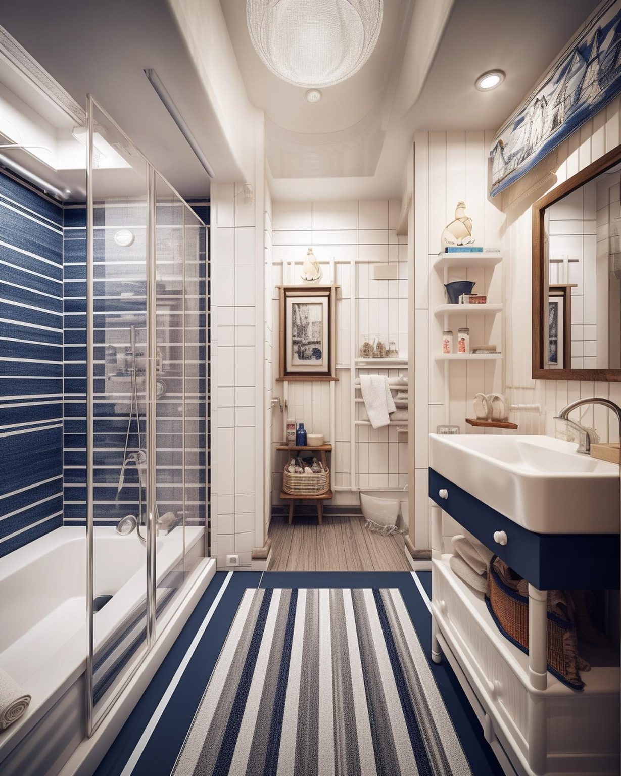 Explore 33 Nautical Bathroom Ideas for Maritime-Inspired Elegance ...