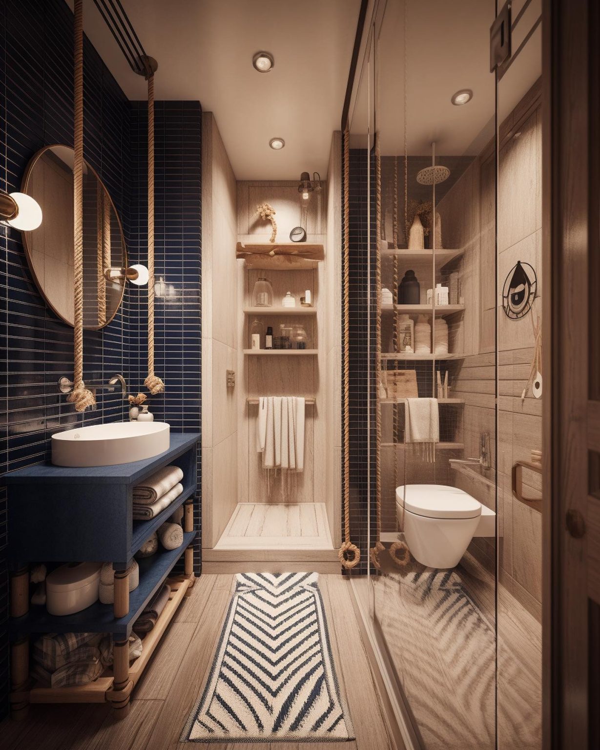 Explore 33 Nautical Bathroom Ideas for Maritime-Inspired Elegance ...