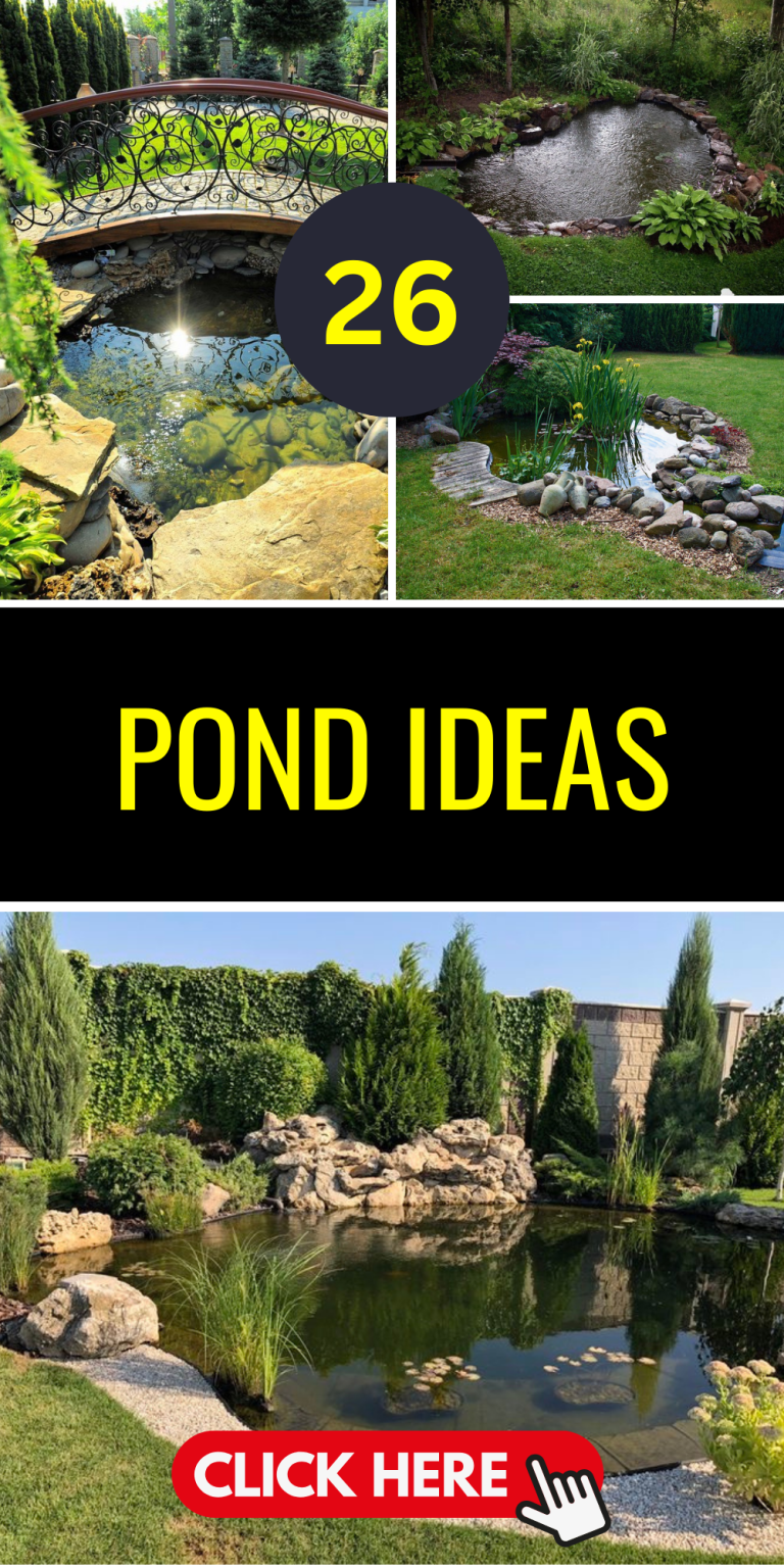 26 Pond Ideas to Transform Your Garden into a Lush Oasis - placeideal.com