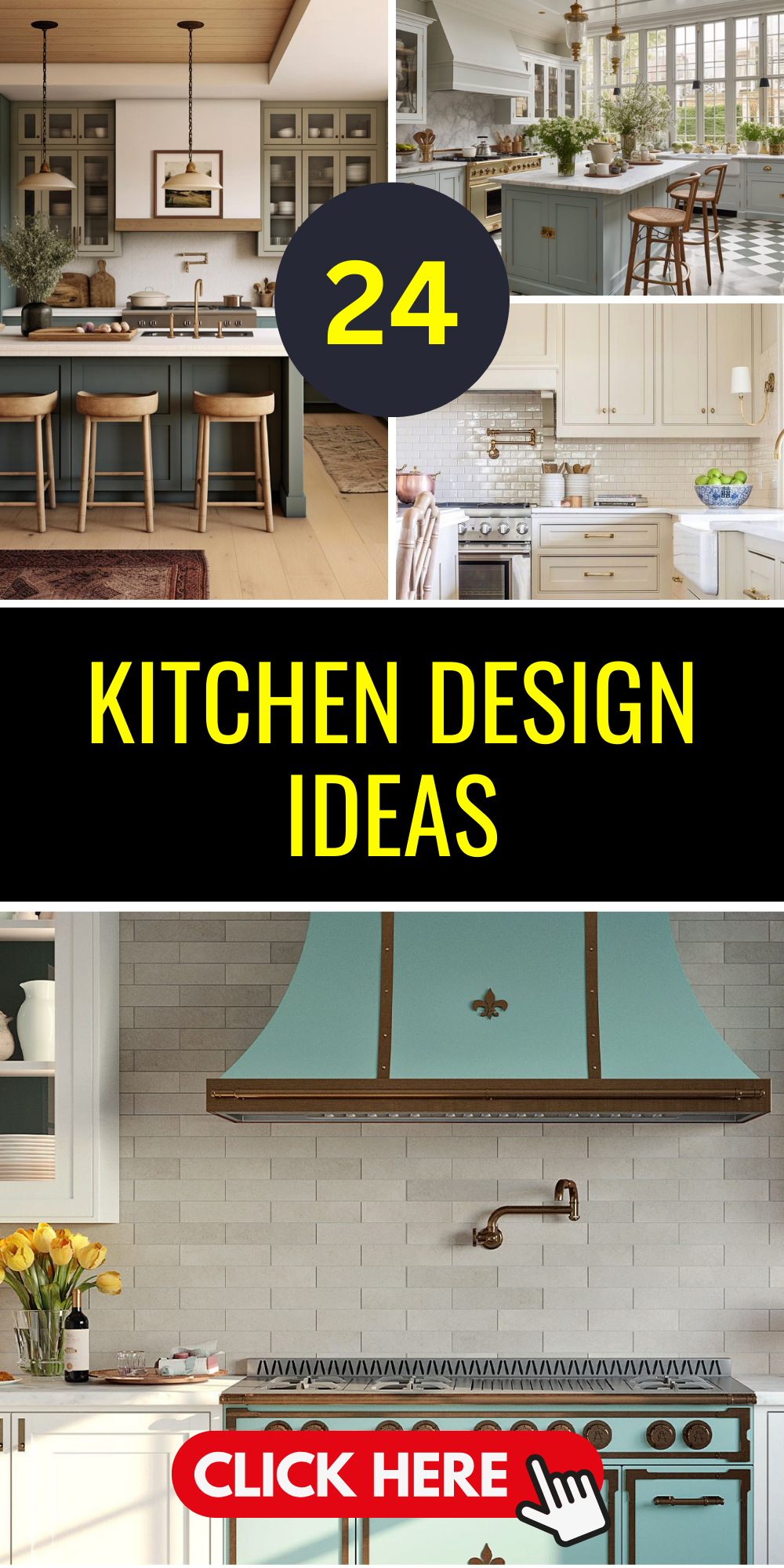 24 Kitchen Design Ideas: From Modern Minimalism to Rustic Charm ...