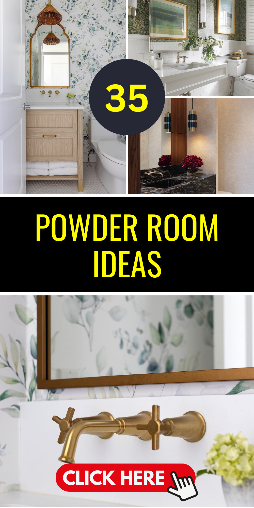 35 Powder Room Ideas for Stylish Homes - Inspire Your Space ...