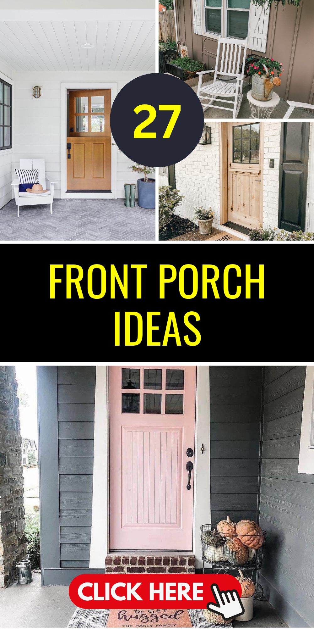 27 Front Porch Ideas to Elevate Your Home's Charm & Welcome - Get ...