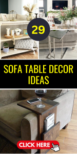 29 Sofa Table Decor Ideas to Transform Your Living Space Elegantly ...