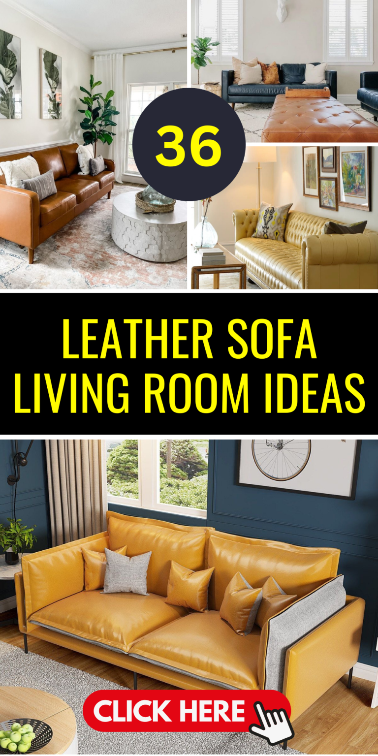 36 Leather Sofa Living Room Ideas for Timeless Elegance | Deco Trends ...