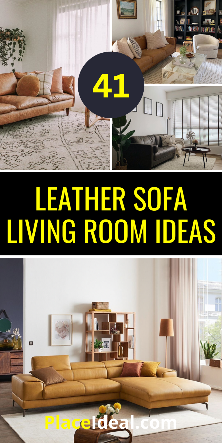 41 Leather Sofa Living Room Ideas for Timeless Elegance | Deco Trends ...