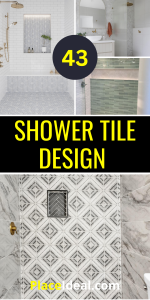 Unique Shower Tile Designs: 43 Inspirational Ideas for Your Bathroom ...