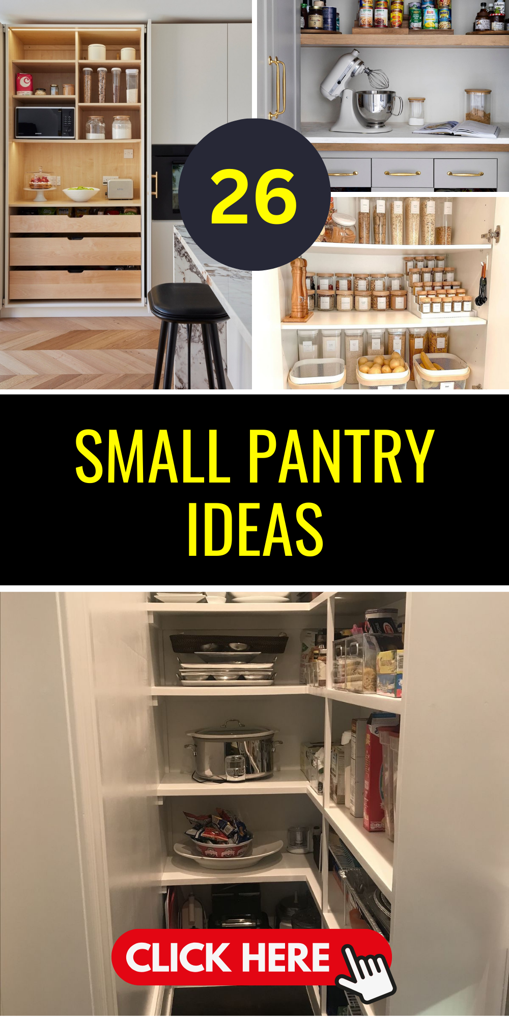 26 Small Pantry Ideas to Maximize Your Kitchen Space Efficiently ...