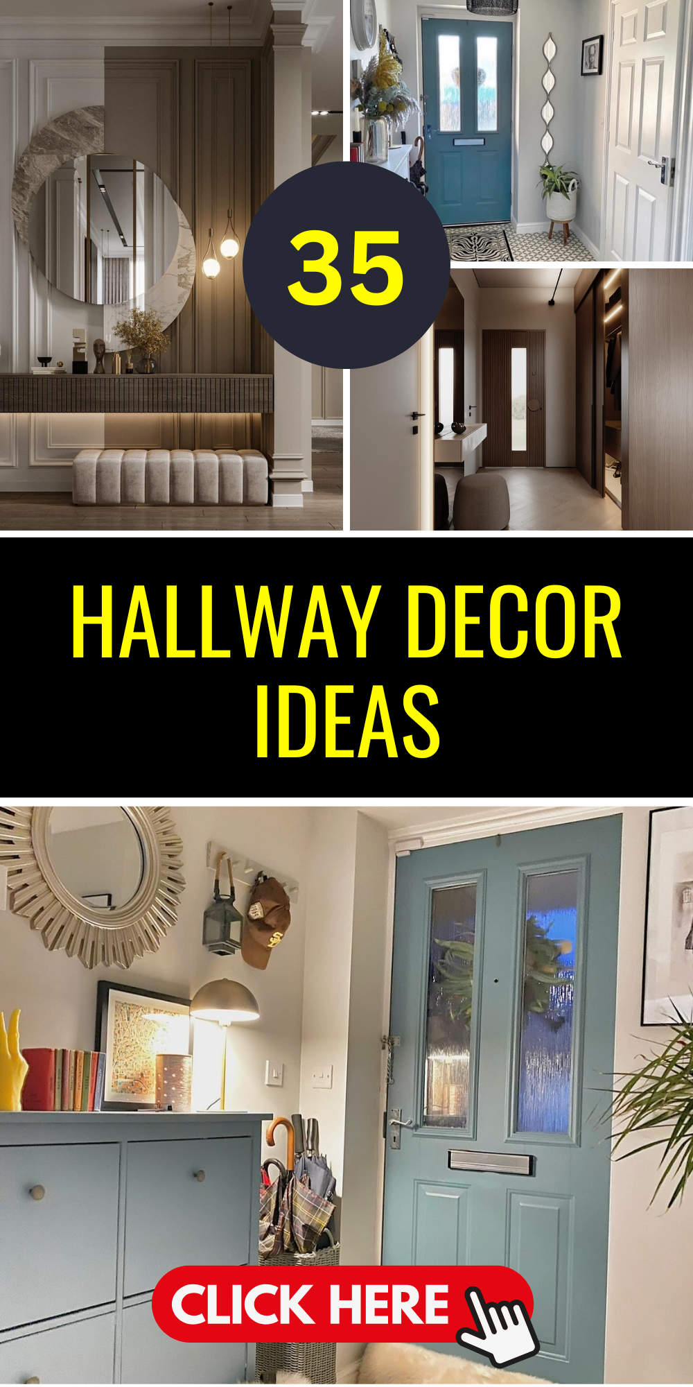 35 Hallway Decor Ideas to Transform Your Entryway Space - placeideal.com
