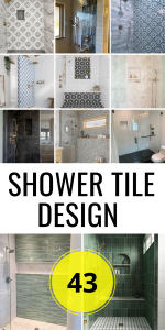 Unique Shower Tile Designs: 43 Inspirational Ideas for Your Bathroom - placeideal.com