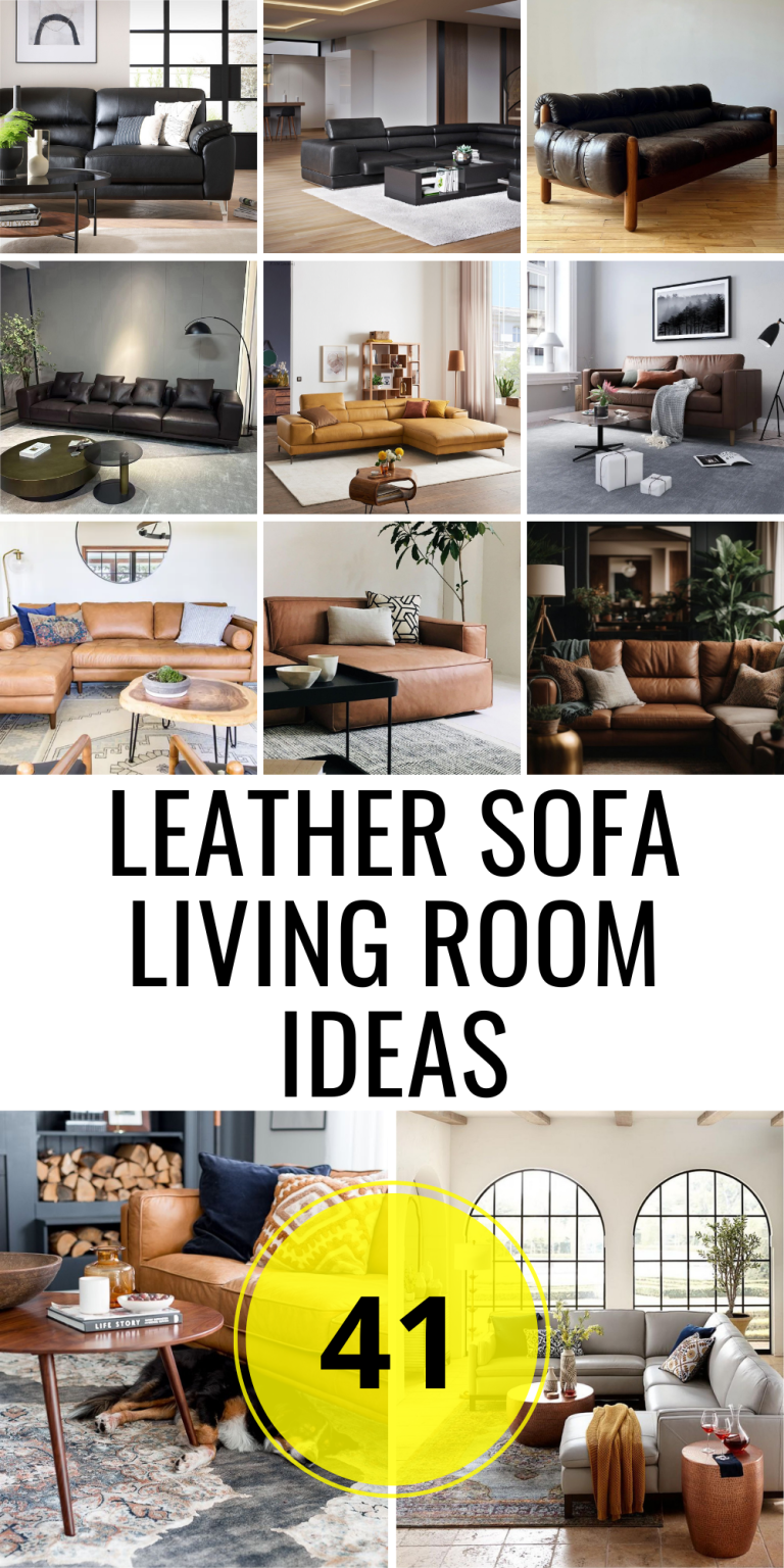 41 Leather Sofa Living Room Ideas for Timeless Elegance | Deco Trends ...
