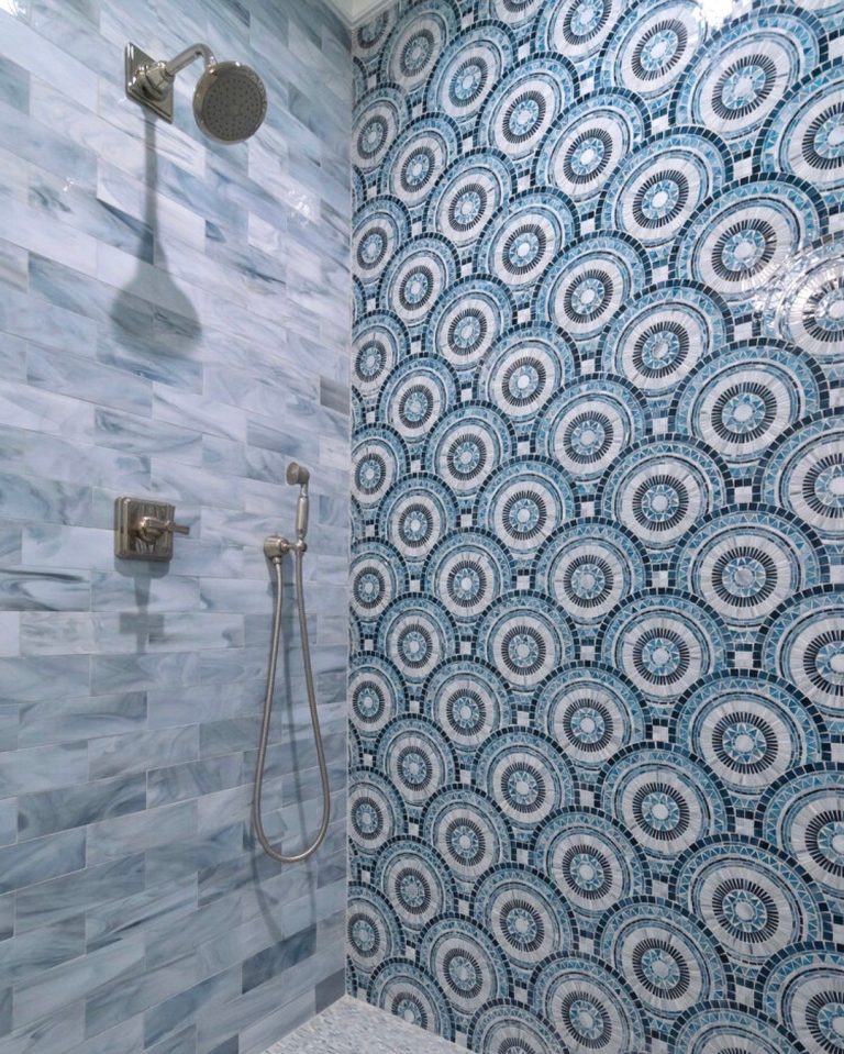 Unique Shower Tile Designs: 43 Inspirational Ideas for Your Bathroom - placeideal.com