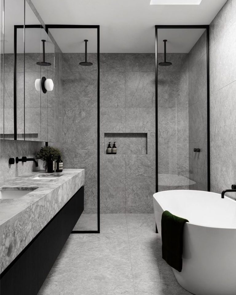 35 Grey Bathroom Ideas: Elevate Your Home with Chic Designs ...